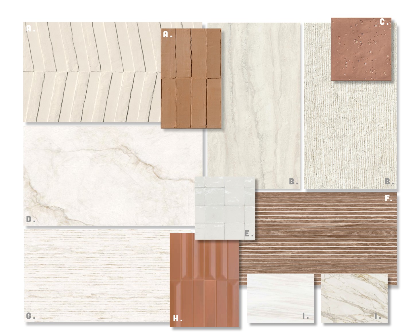 Specialty Tile Products - Inspiration Palettes